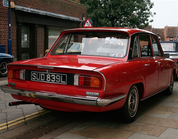 Triumph 2500 technical specifications and fuel economy